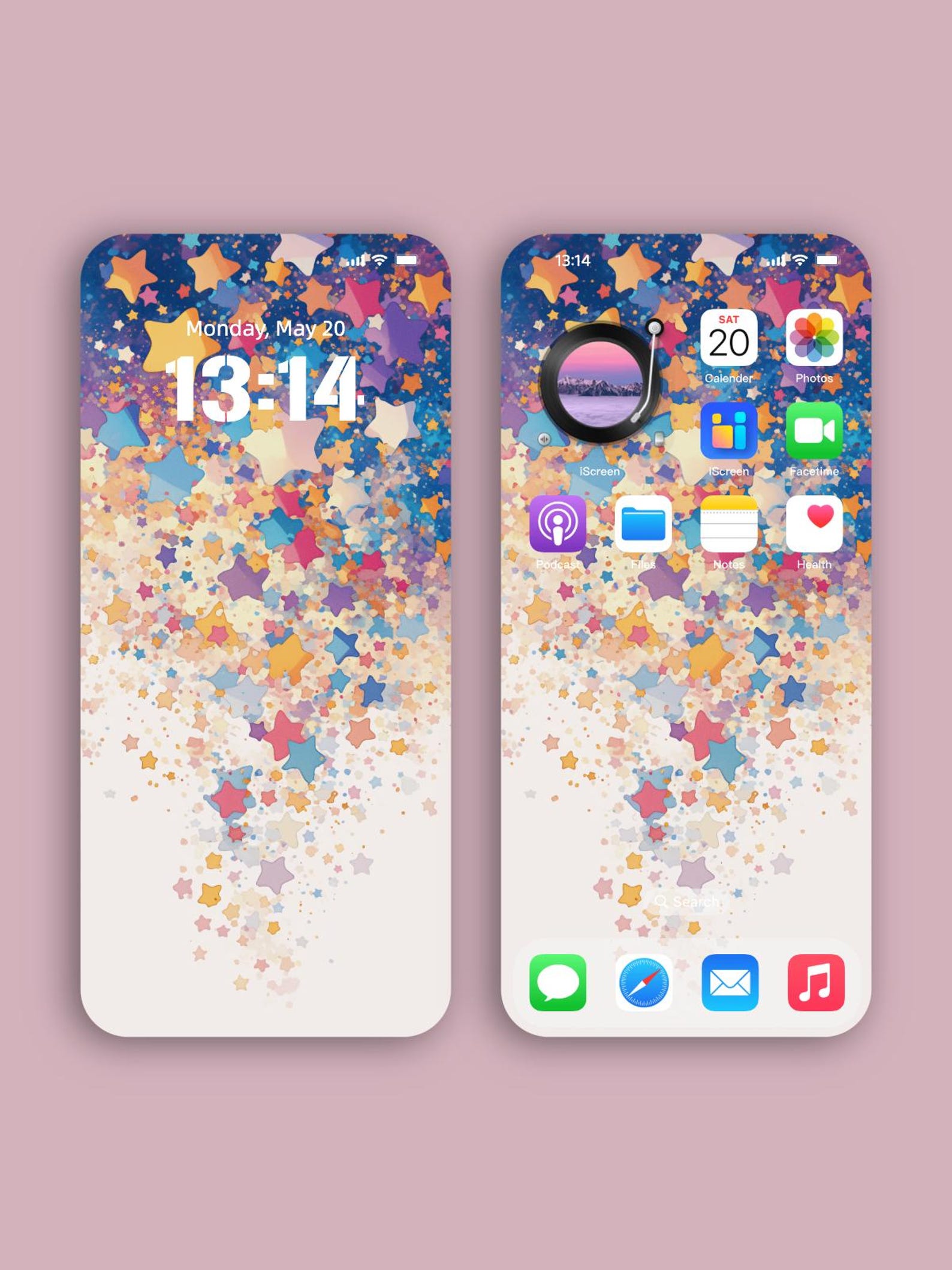 Vibrant Star Confetti 4K Wallpaper | Fun Colorful Digital Background ...