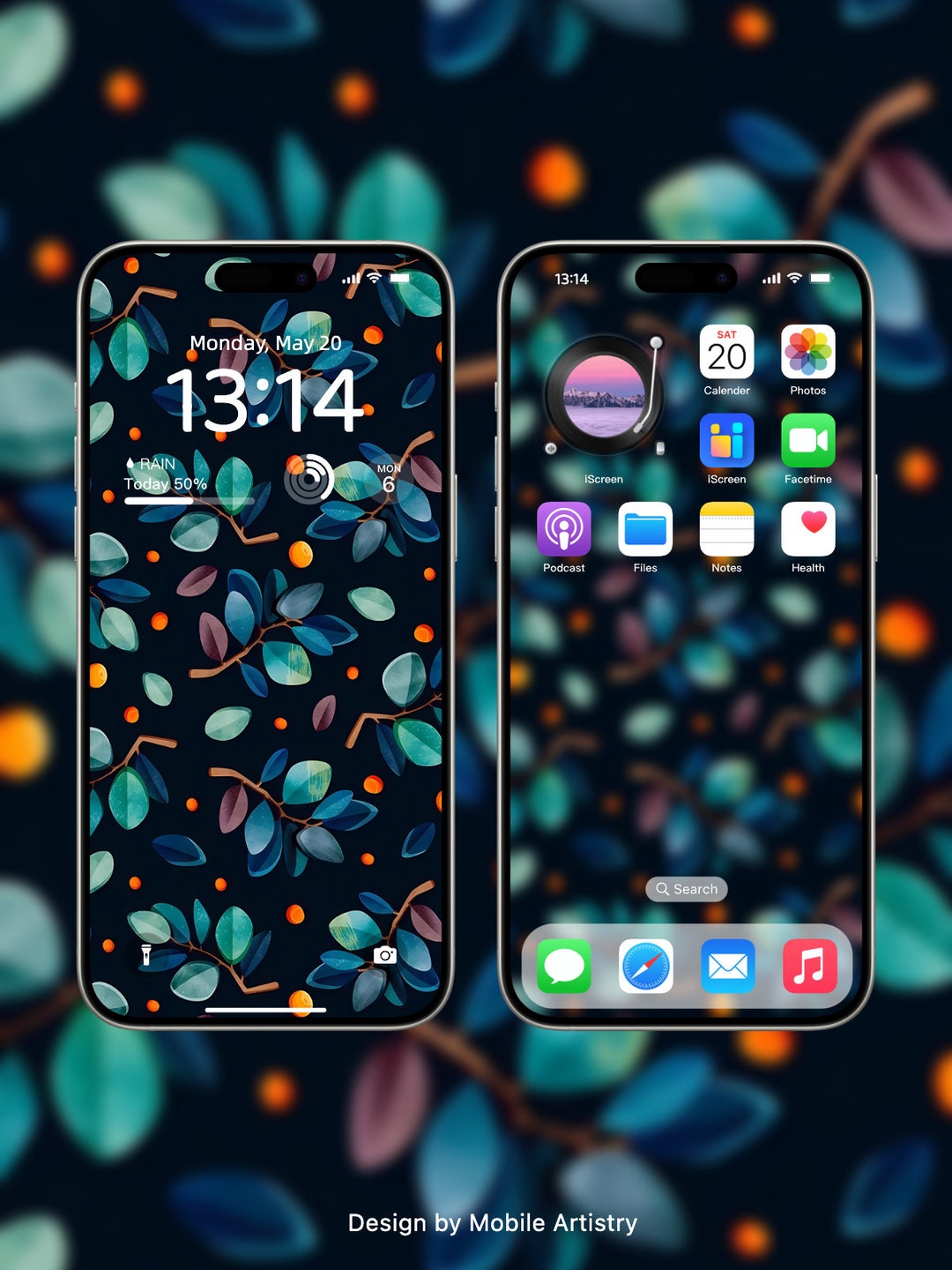 Enchanting Floral Fantasy Phone Wallpaper | for iPhone & Android ...