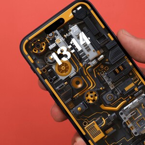 Industrial Circuit Board 4K Ultra HD Phone Wallpaper | Tech-inspired ...