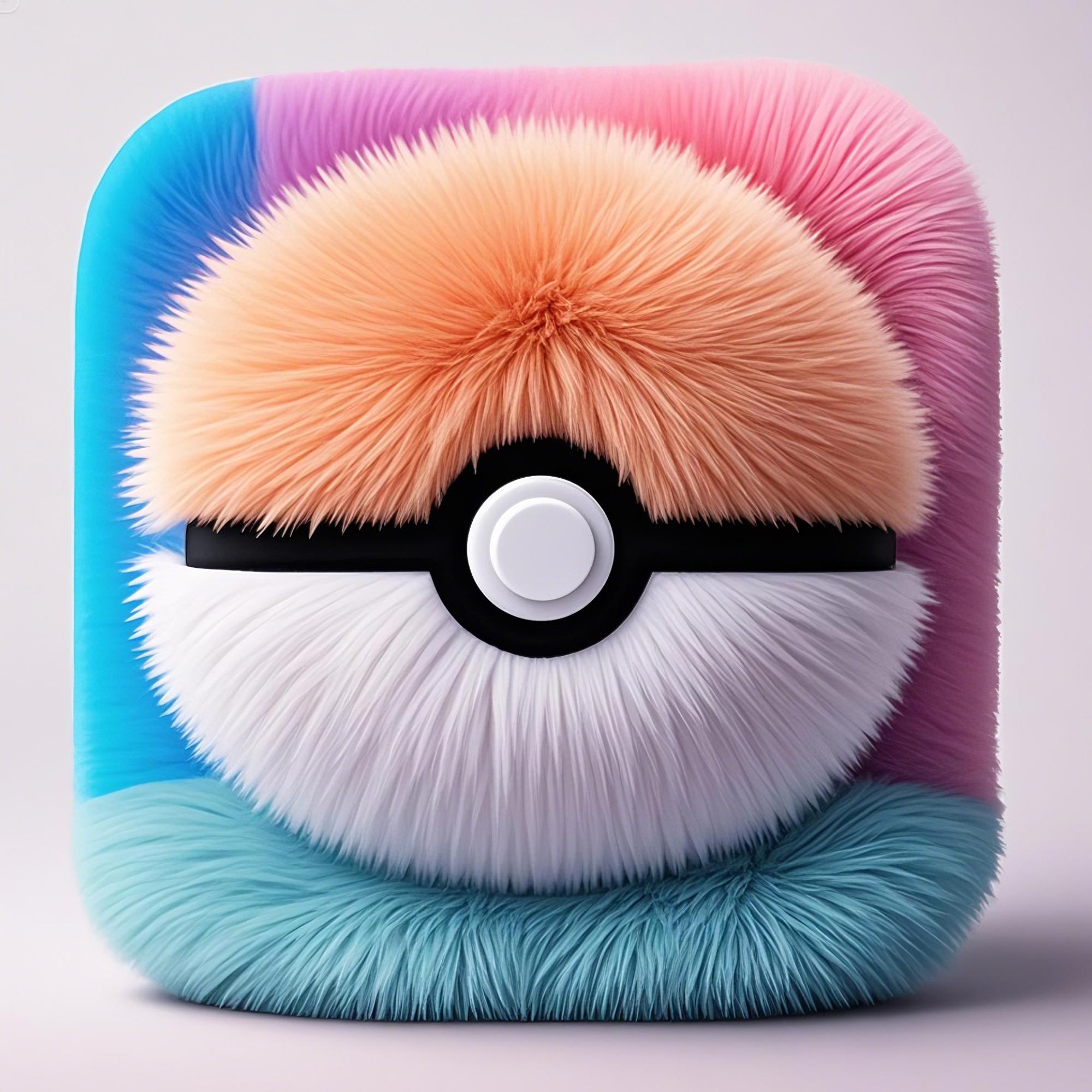 147 Candy Pastel Fuzzy App Icons | Cute Ios Icon Pack | Aesthetic App ...