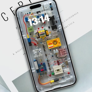 Futuristic Transparent Circuit Board Phone Wallpaper - 4K Ultra HD for ...