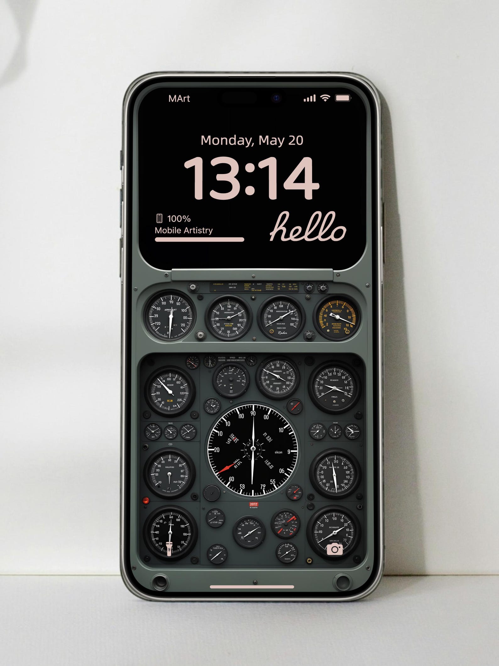 Aviation Dashboard 4K Wallpaper Retro Cockpit Instrument Panel Design ...