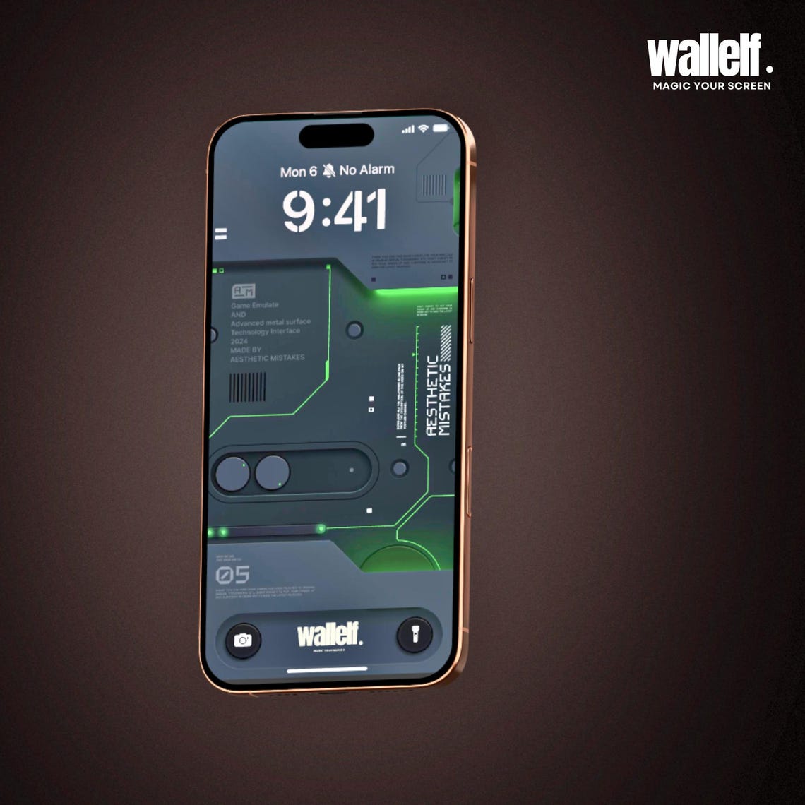 Futuristic Black and Green Tech Wallpaper | 4K Sci-fi Lock Screen ...