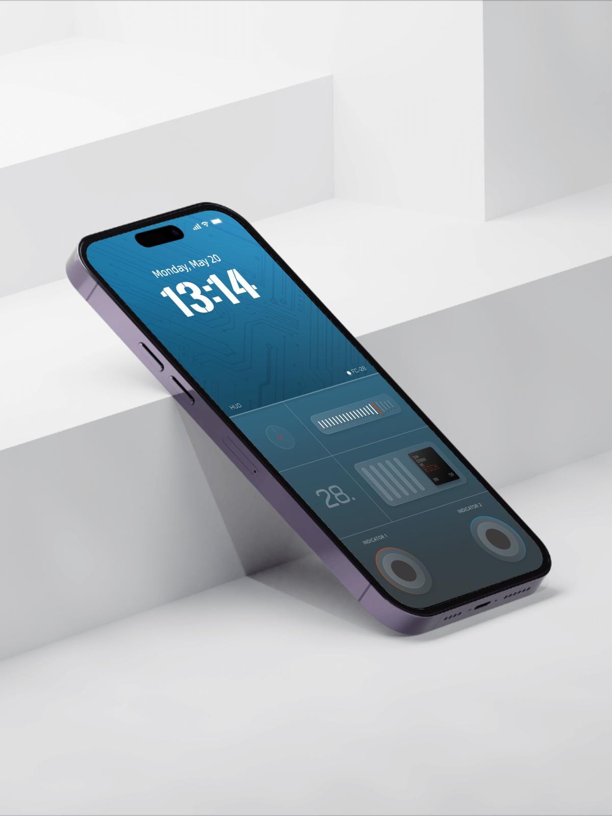 Futuristic Dashboard 4K Wallpaper | Modern Tech-inspired Background for ...