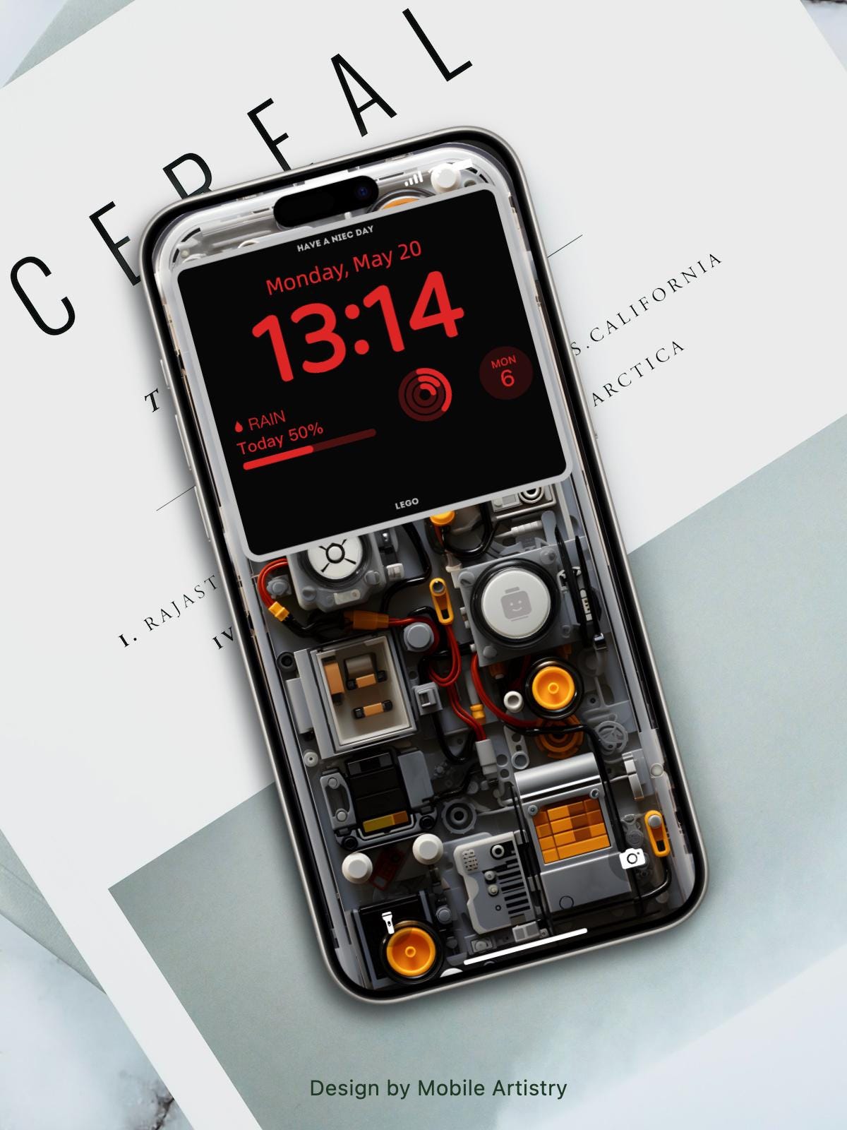 Futuristic Transparent Circuit Board Phone Wallpaper - High-res PNG ...