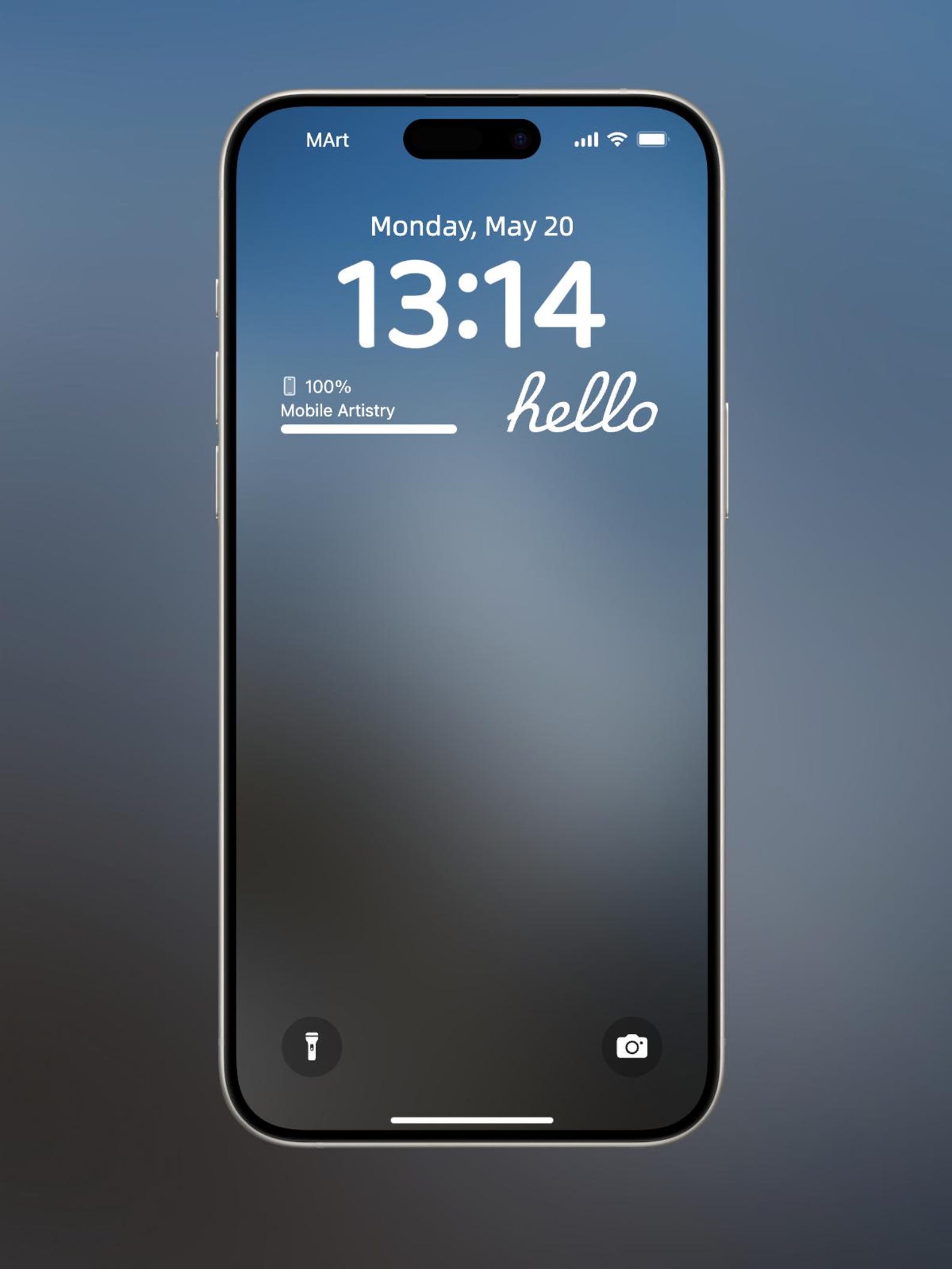 Steel Blue Gradient 4K UHD Phone Wallpaper - Sleek Minimalist Design ...