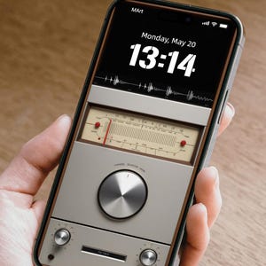 Vintage Radio Dial Phone Wallpaper | 4K HD for iPhone & Android | Retro ...