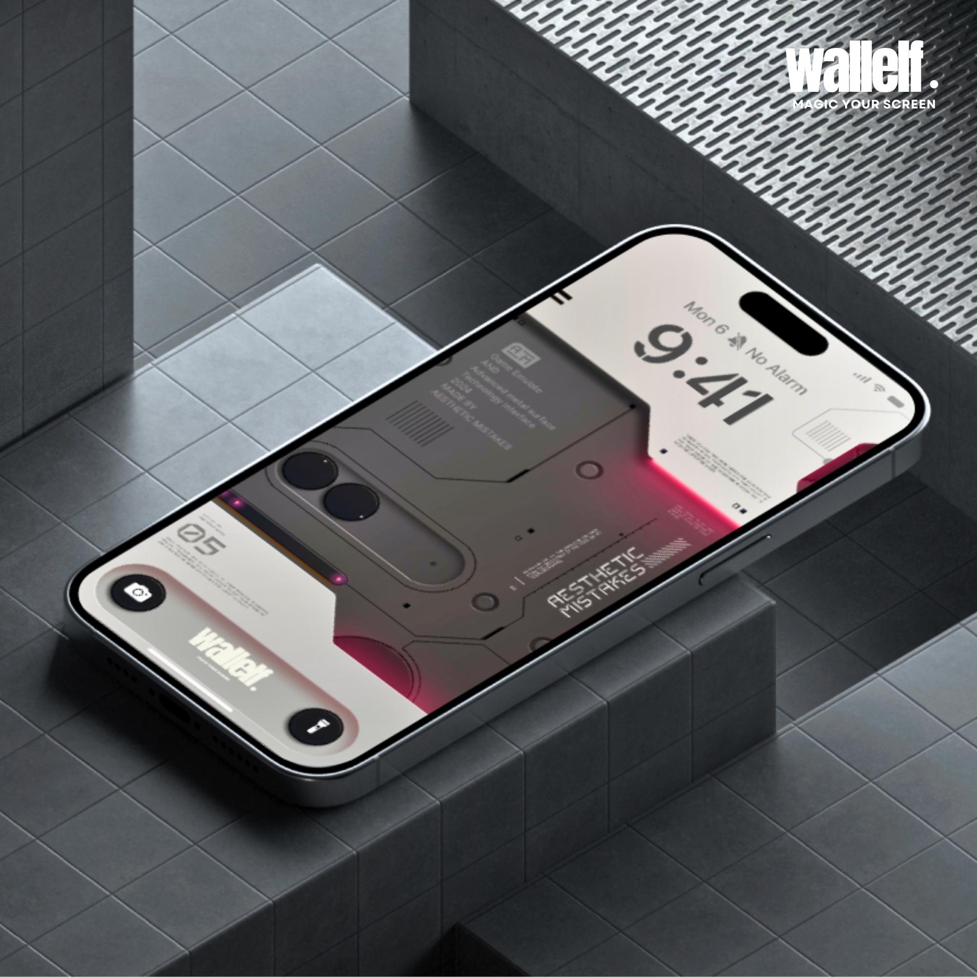 Futuristic Tech Interface Wallpaper Set in Black and Red | 4K Sci-fi ...