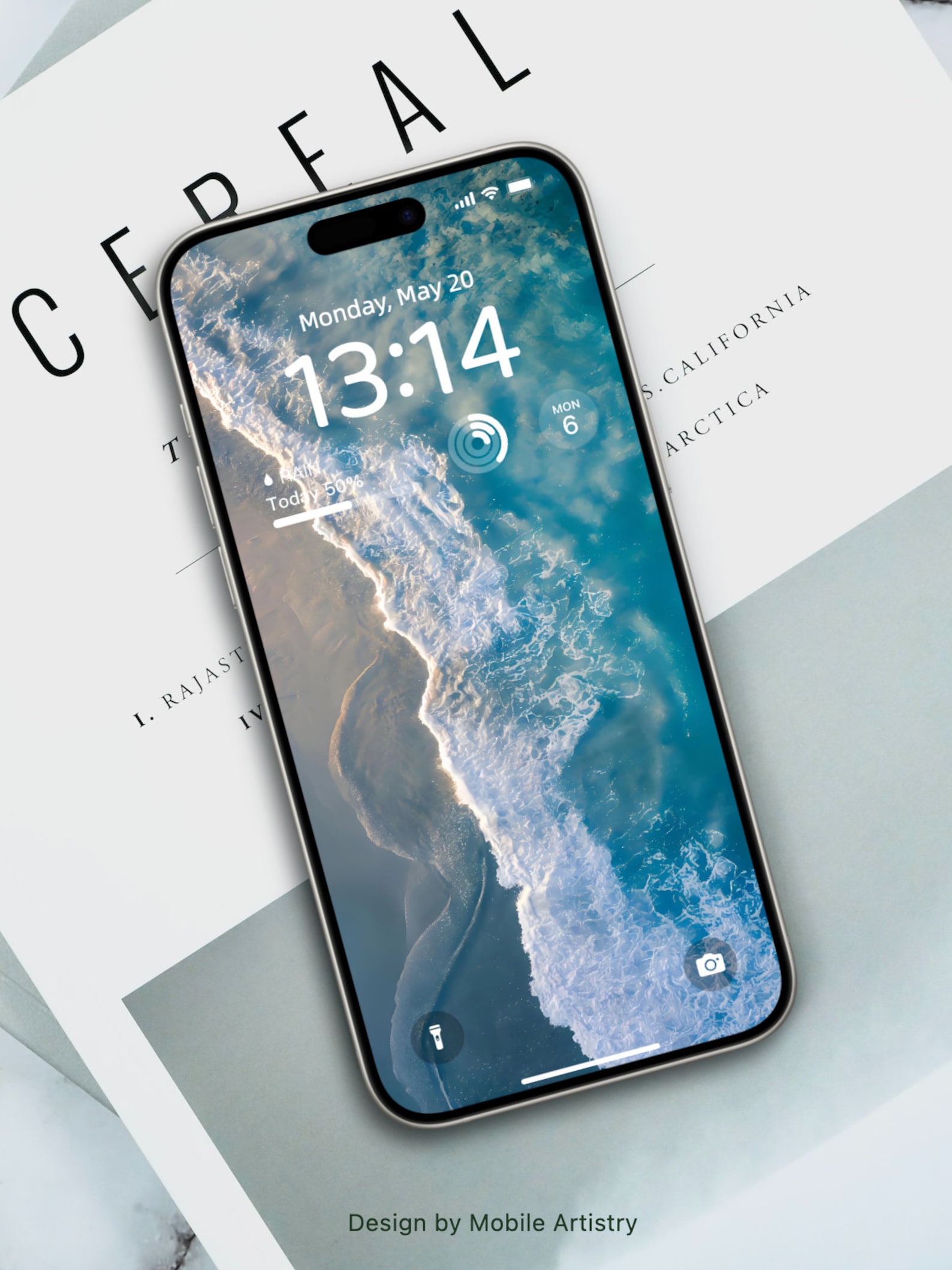 Ocean Wave Mobile Wallpaper Beach Scene HD Phone Wallpaper for iPhone ...