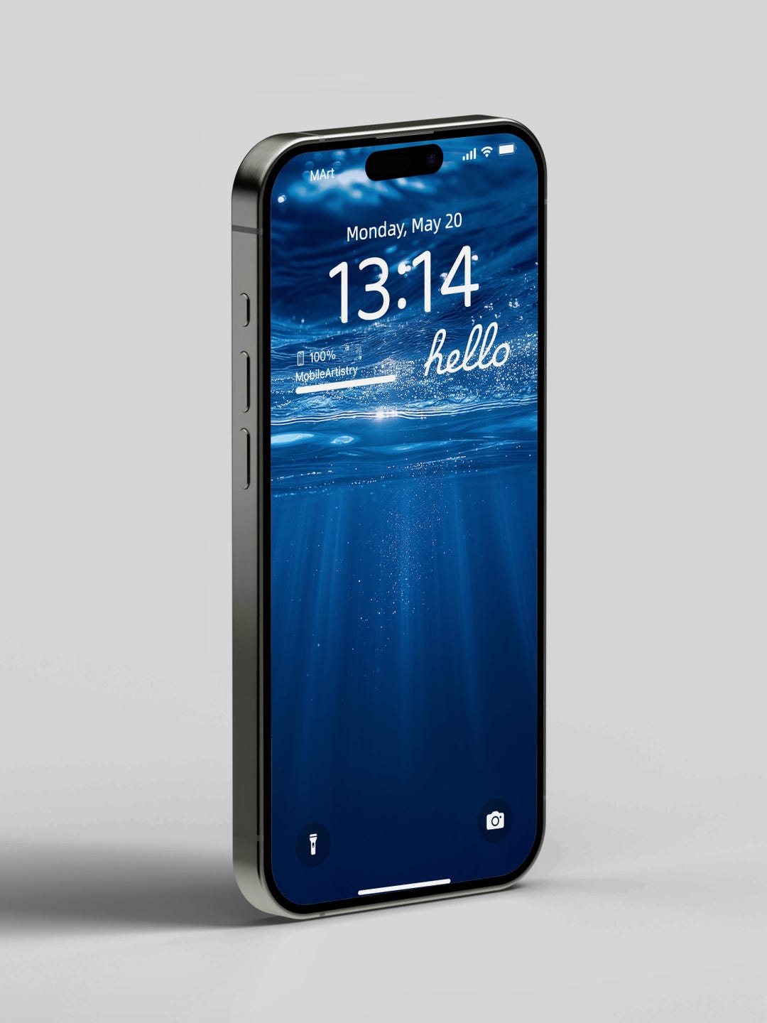 Underwater Blue 4K UHD Phone Wallpaper - Deep Sea Serenity for iPhone ...