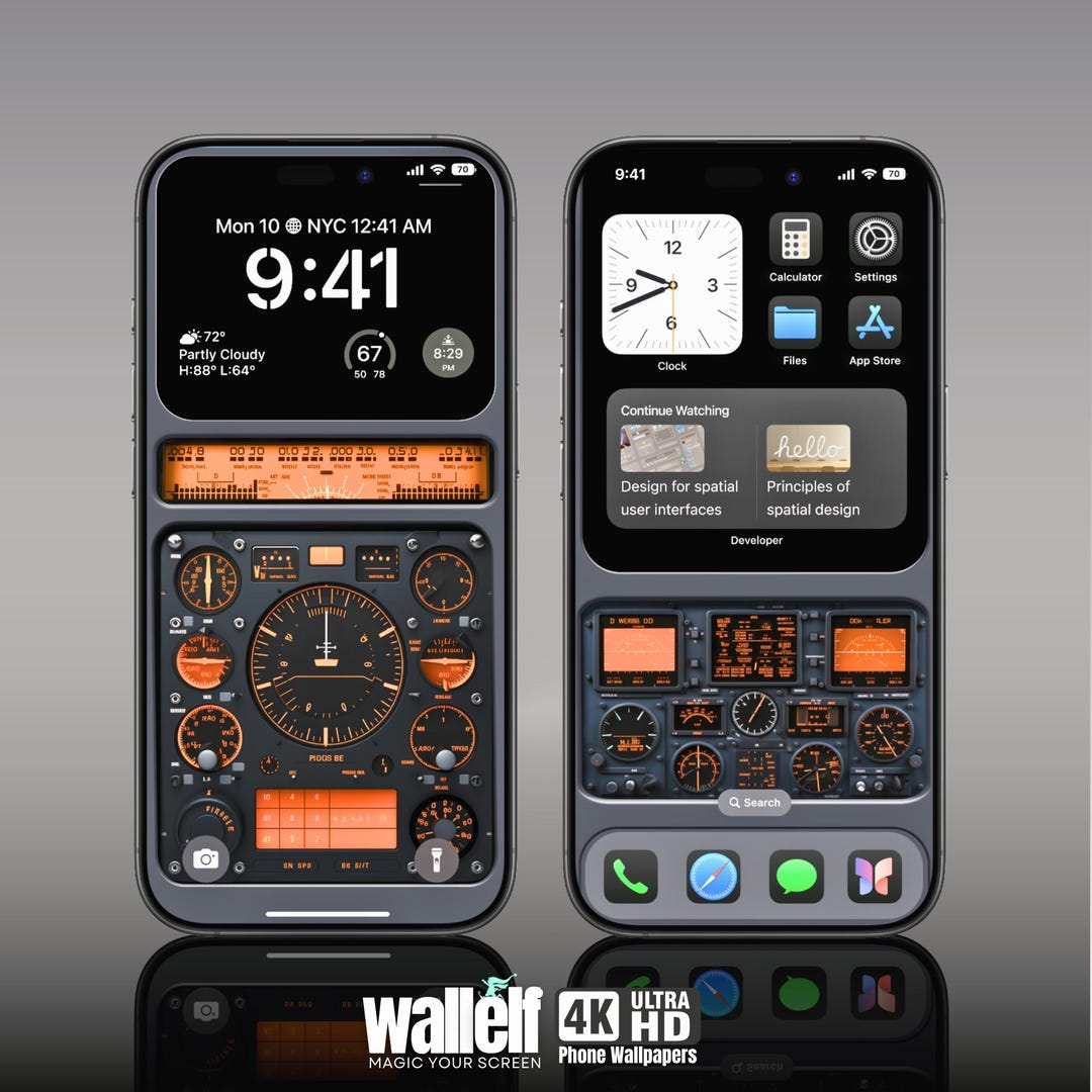 Aviation Cockpit iPhone Wallpaper | Airplane Dashboard Ios 4K Lock ...