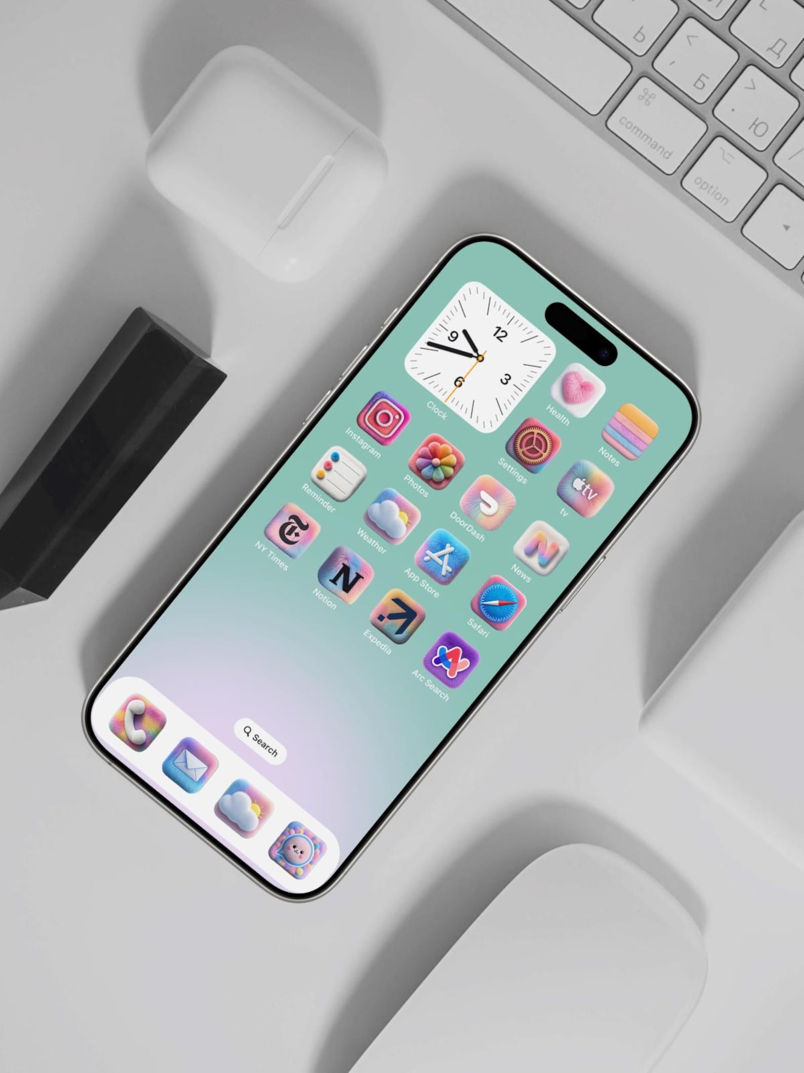 147 Candy Pastel Fuzzy App Icons | Cute Ios Icon Pack | Aesthetic App ...