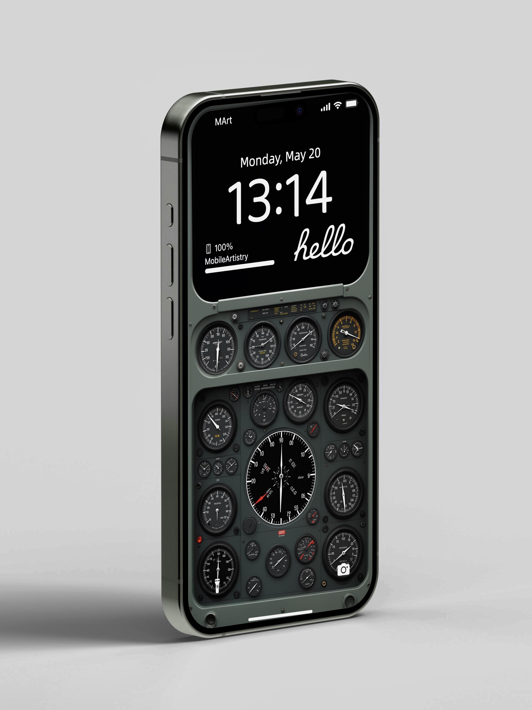 Aviation Dashboard 4K Wallpaper Retro Cockpit Instrument Panel Design ...