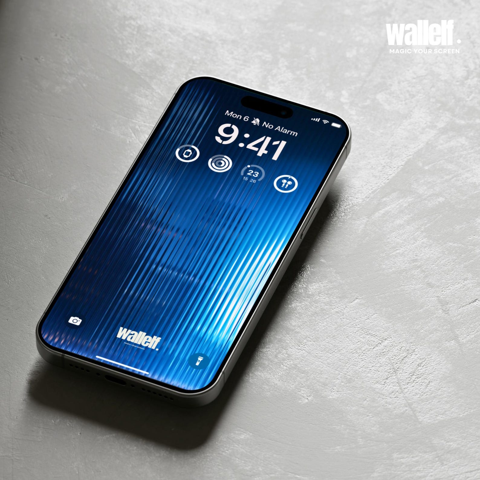 Rippled Glass Effect Wallpaper Set | Blue Longhong Glass Design | 4K ...