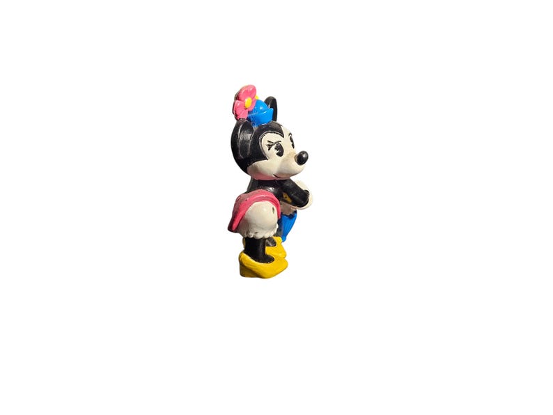 Vintage 1986 Bullyland Minnie Mouse Figurine – Disney 5.7 Cm PVC – Made ...