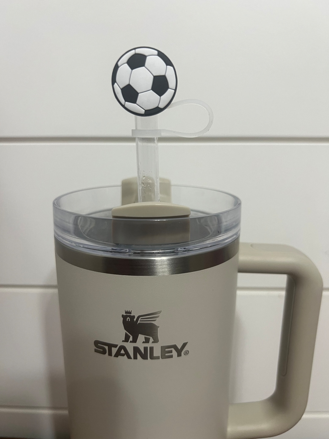 Soccer Ball Straw Topper 10mm - Etsy