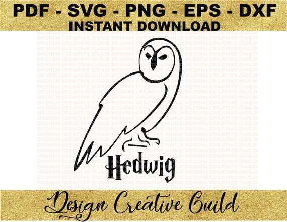 HP Hedwig Svg DXF EPS Laser Vinyl Cut Files Cricut | Etsy