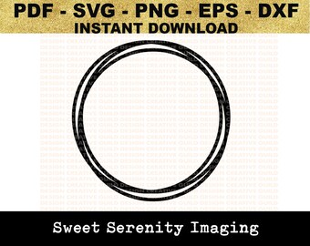 Circle Engrave Svg - Etsy