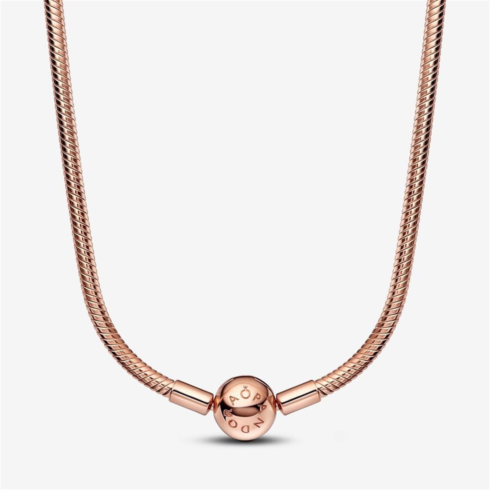 Pandora Moments Snake Chain Necklace S925 Sterling Silver, Fit for ...
