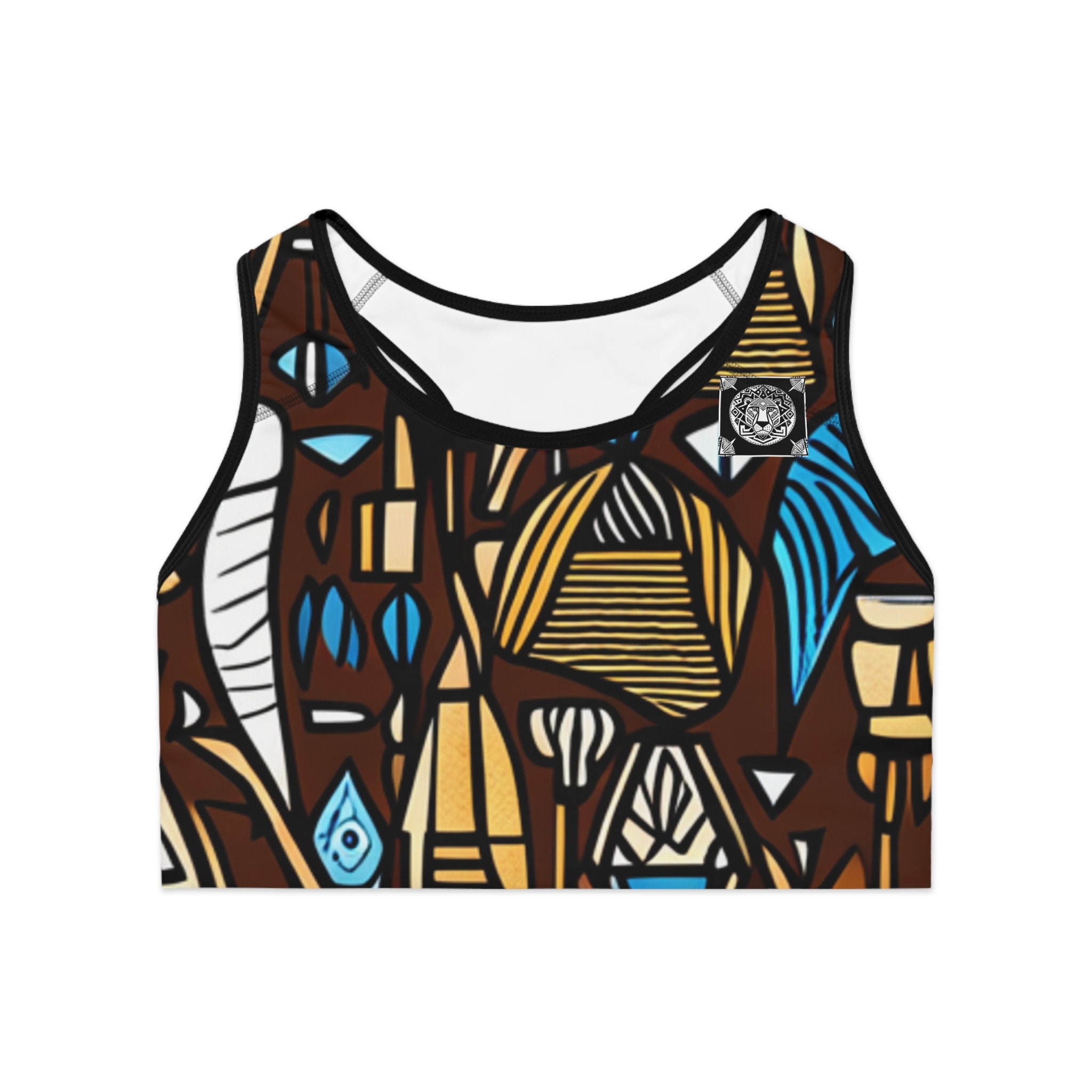 Lioness Pride Series 6: African Pattern Inspired Sports Bra (AOP) - Etsy