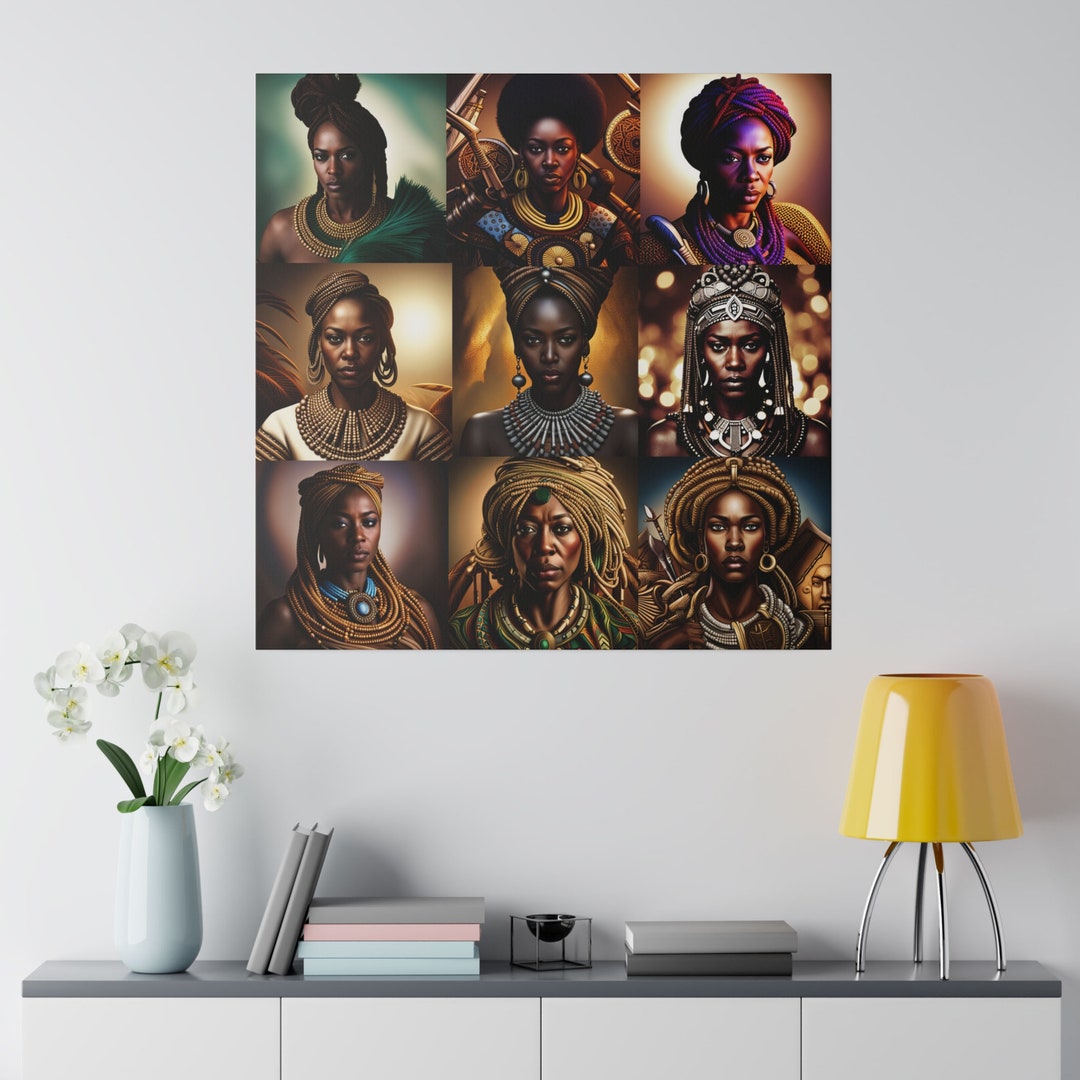 Queens of Strength and Beauty: 9 Fierce African Warrior Queen Portraits ...