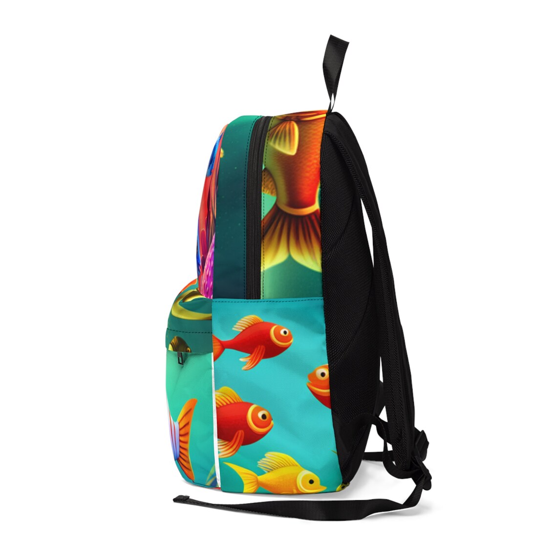 Fin-tastic Fish Frenzy Backpack: Hooked on Style! Unisex Classic ...