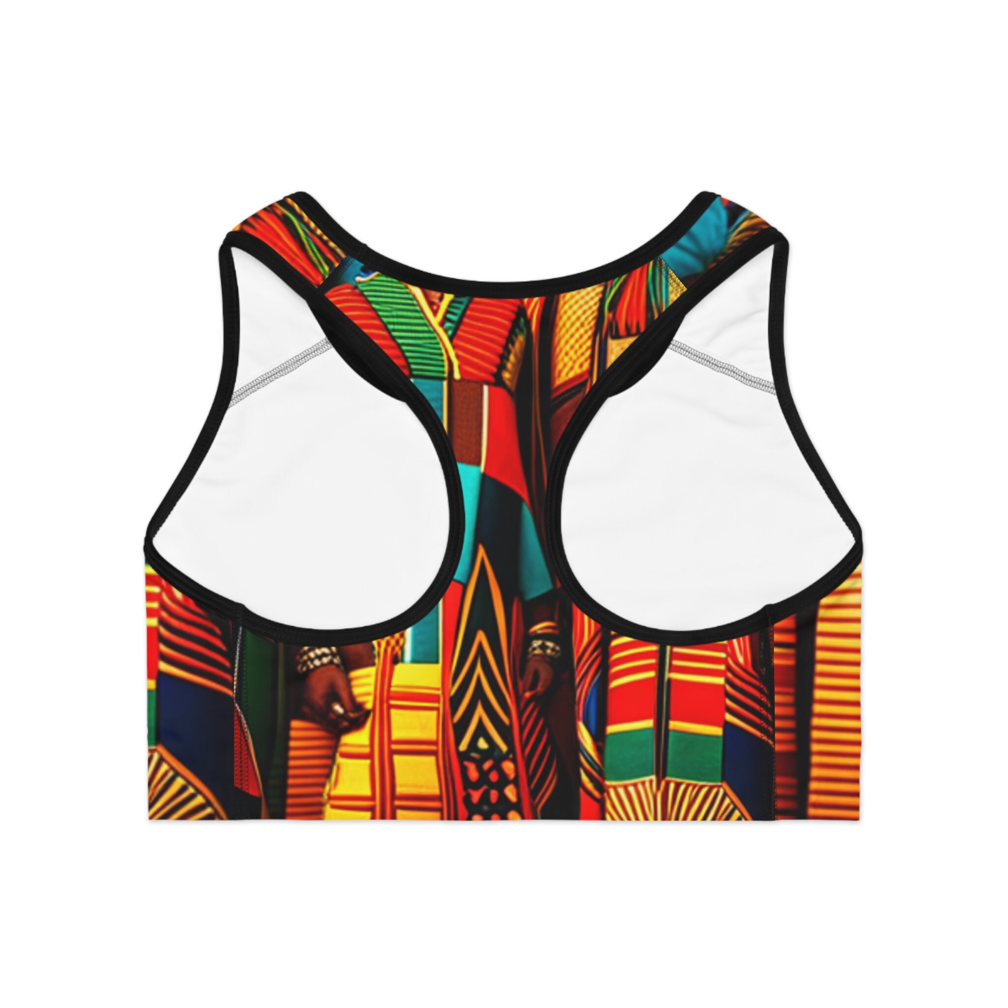 Lioness Pride Series 4: African Inspired Kente Cloth Sports Bra (AOP ...