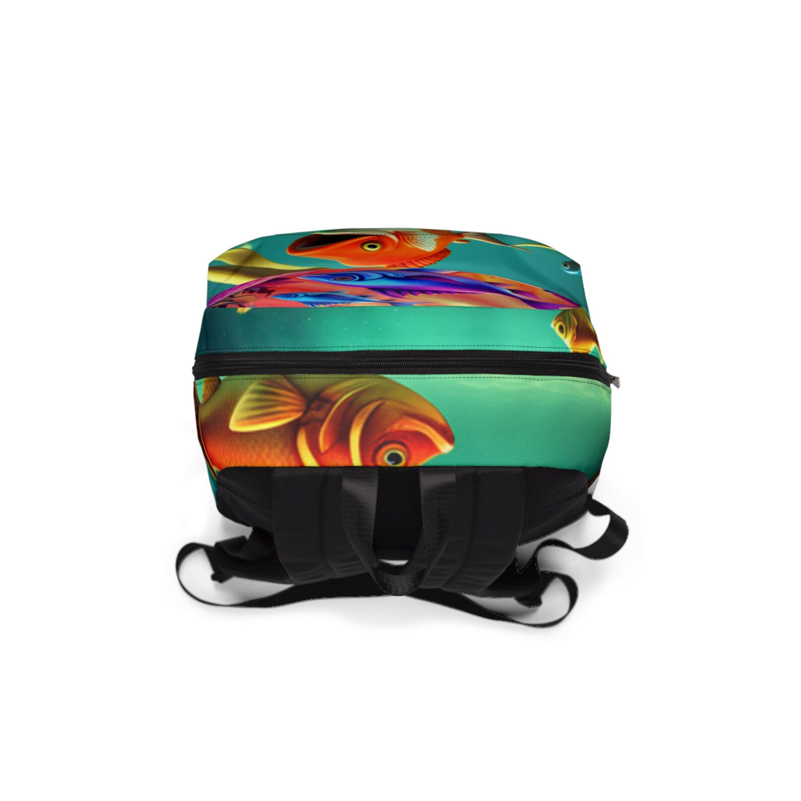 Fin-tastic Fish Frenzy Backpack: Hooked on Style! Unisex Classic ...