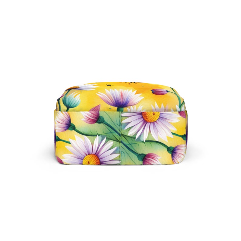 Watercolor Bumblebee & Daisies Backpack | Floral Nature-inspired ...