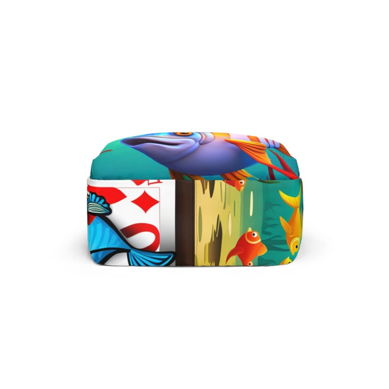 Fin-tastic Fish Frenzy Backpack: Hooked on Style! Unisex Classic ...