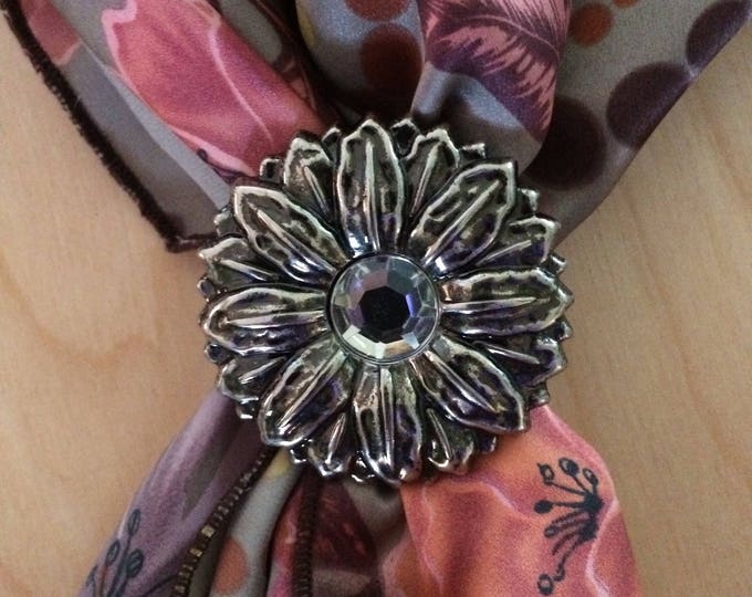 Flower Wild Rag Scarf Slide - Etsy