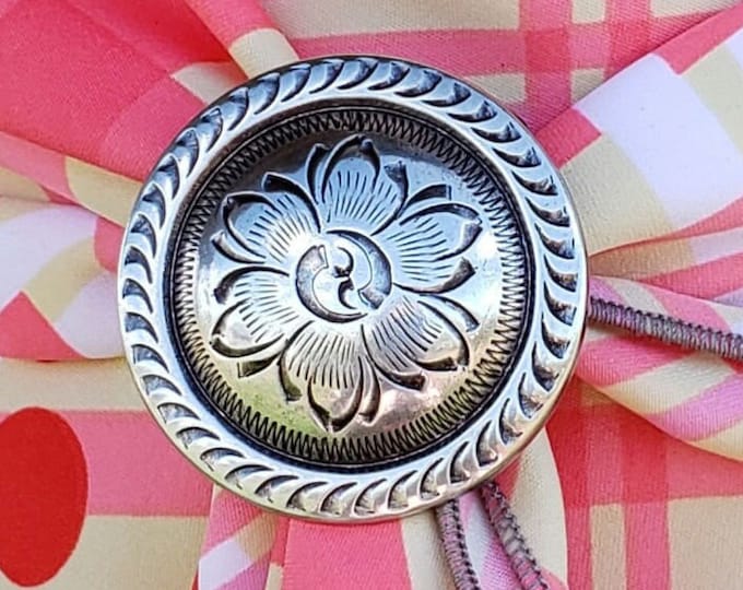 Gold Flower Wild Rag Scarf Slide - Etsy