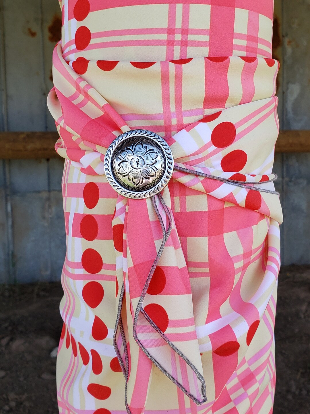 Red, Pink and Yellow Cowboy Buckaroo Wild Rag by Mann Creek Wild Rags ...