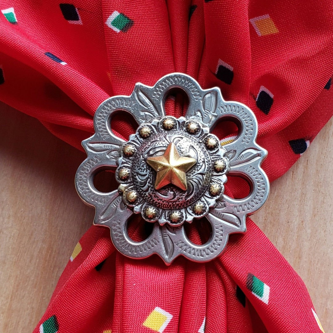 Star Rowel Wild Rag Scarf Slide - Etsy