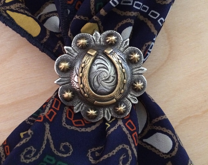 Horse Shoe Wild Rag Scarf Slide - Etsy