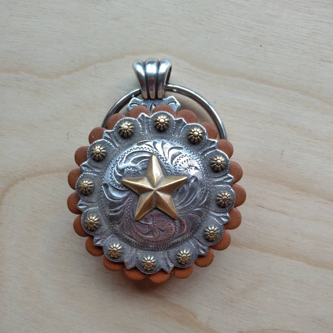 Star Concho Keychain - Etsy
