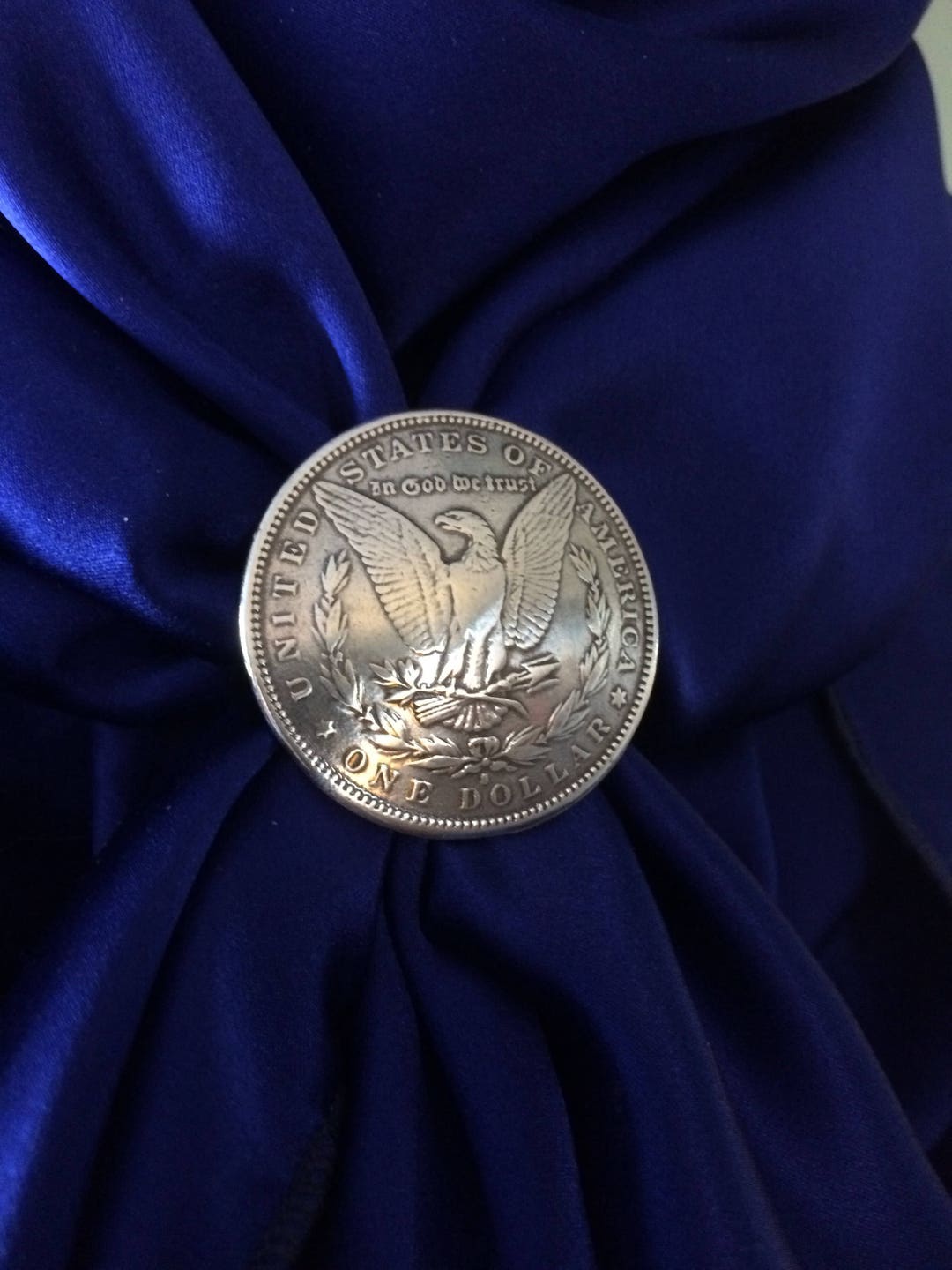 Silver Dollar Wild Rag Scarf Slide - Etsy