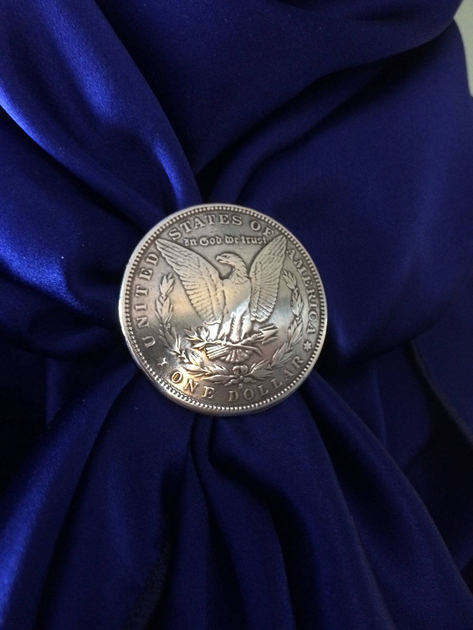 Silver Dollar Wild Rag Scarf Slide - Etsy