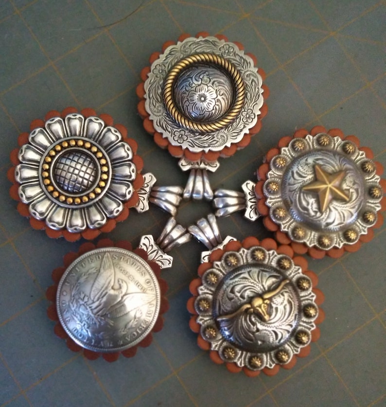 Morgan Silver Dollar Concho Keychain - Etsy