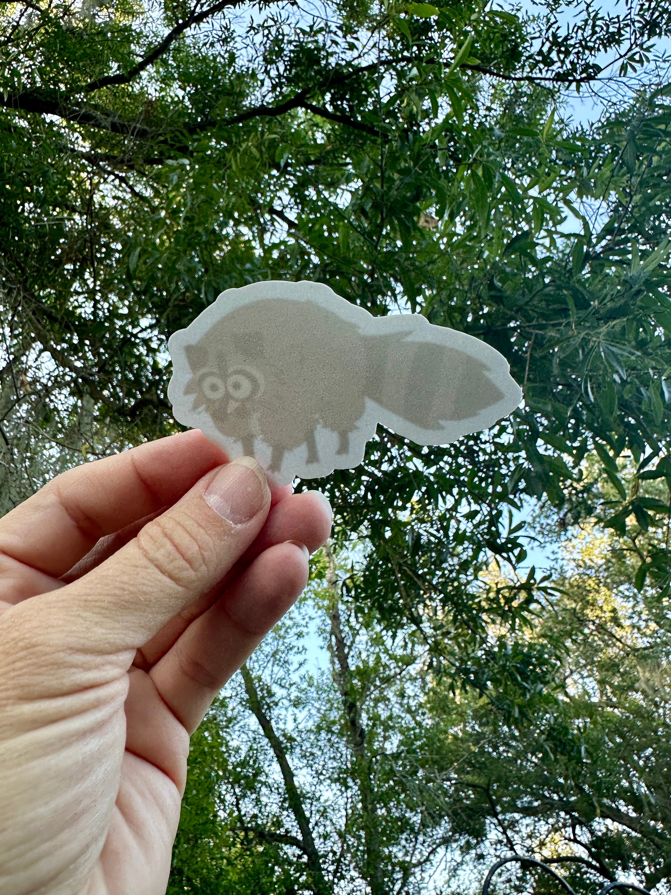 Goofy Raccoon Sticker - Etsy