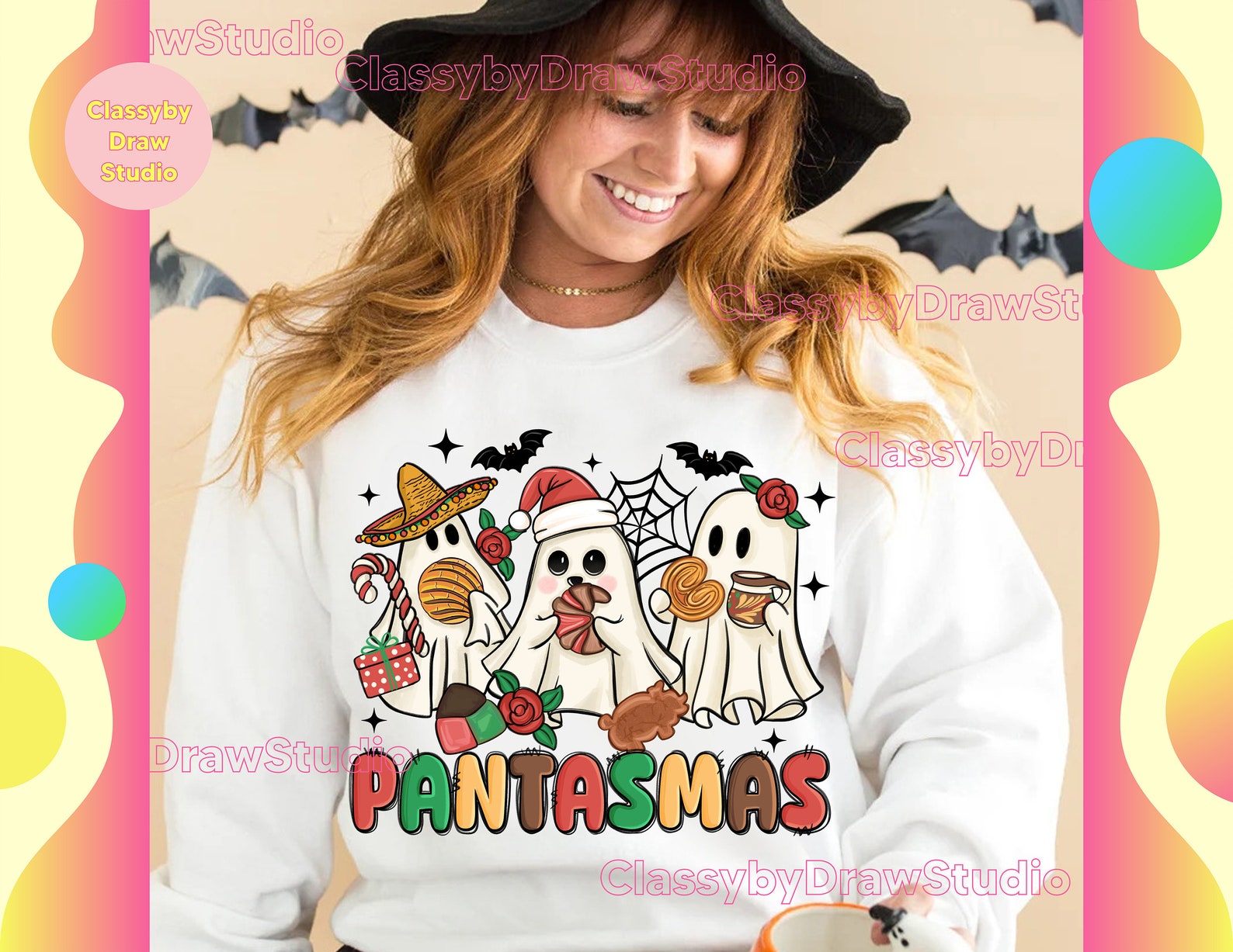 Pantasmas Png, Christmas Ghost Png, Christmas Png, Spanish Christmas ...