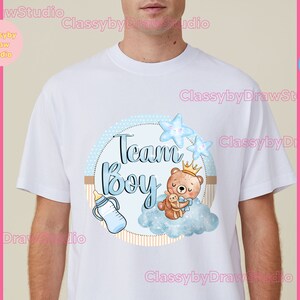 Team Boy Png Sublimation Design, Gender Reveal Png, Gender Party Png ...