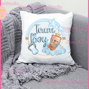 Team Boy Png Sublimation Design, Gender Reveal Png, Gender Party Png ...