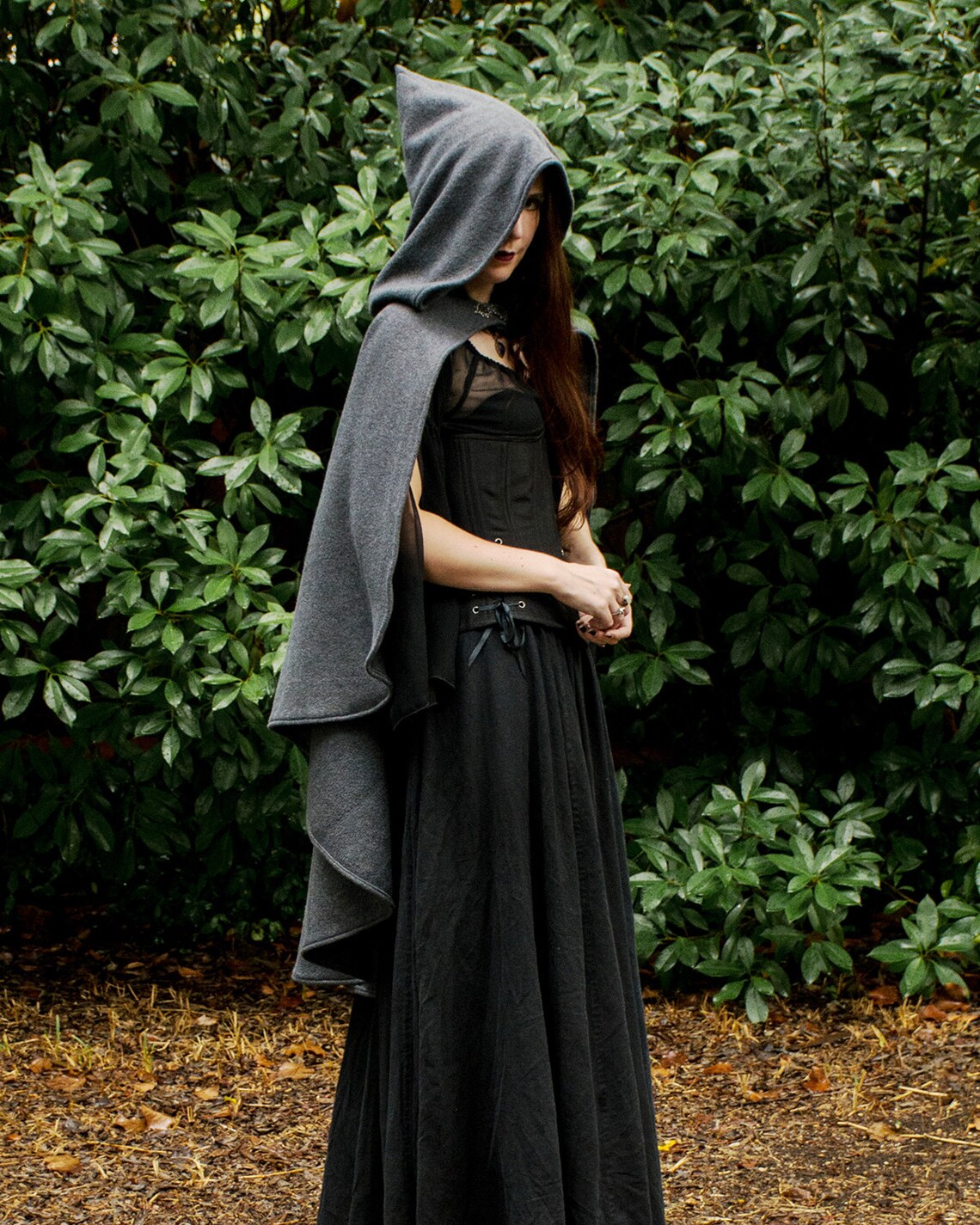 Heather Grey Rogue Cape Halloween Costume Renaissance | Etsy