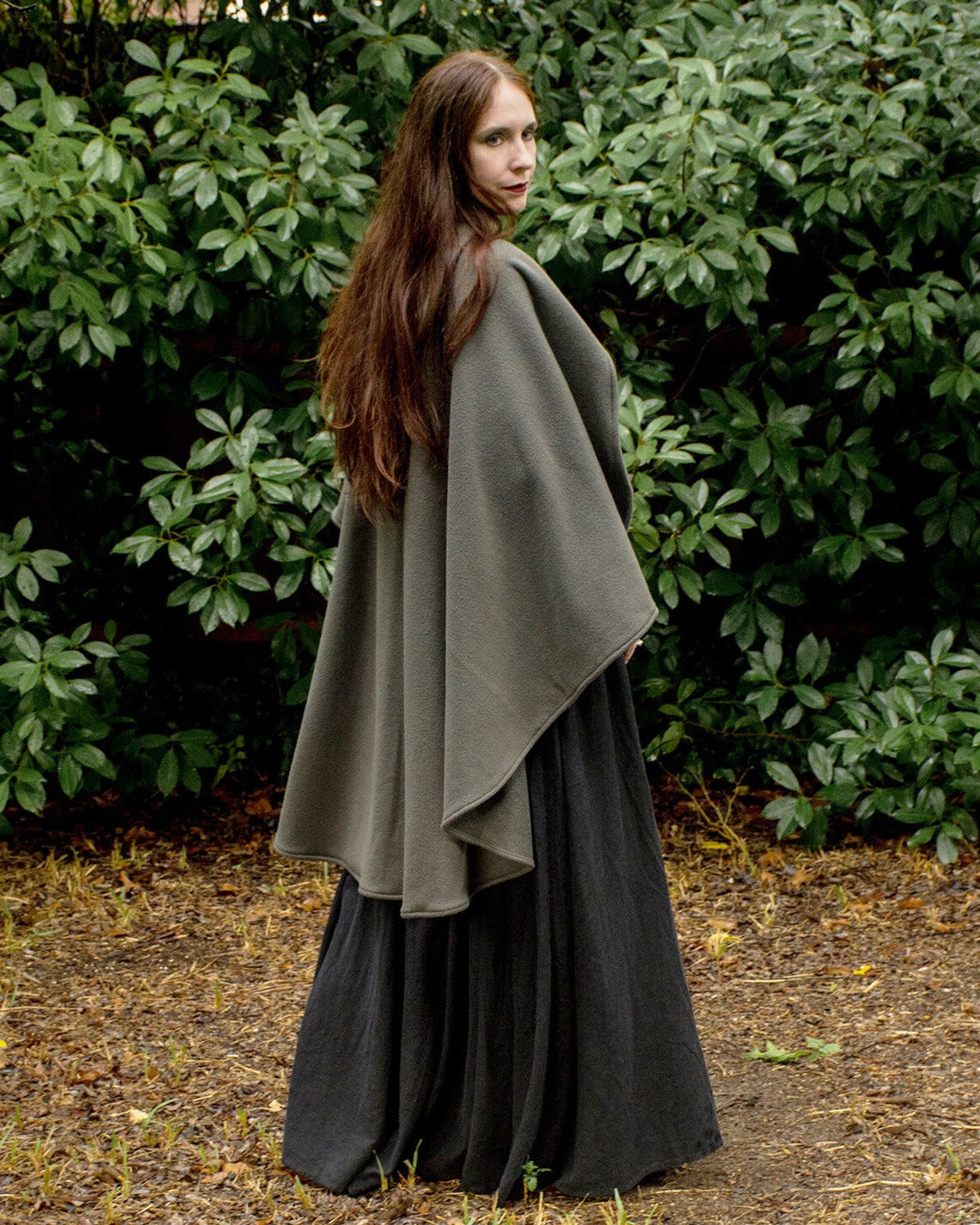 Slate Grey Rogue Cape - Halloween Costume - Renaissance Cloak ...