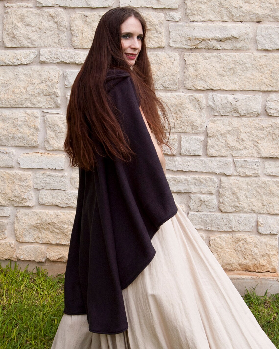 Black Rogue Cape - Renaissance Clothing - Halloween Costume - Ren Faire ...