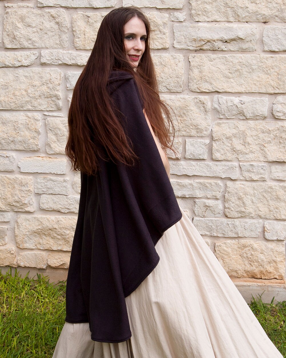 Black Rogue Cape - Renaissance Clothing - Halloween Costume - Ren Faire ...
