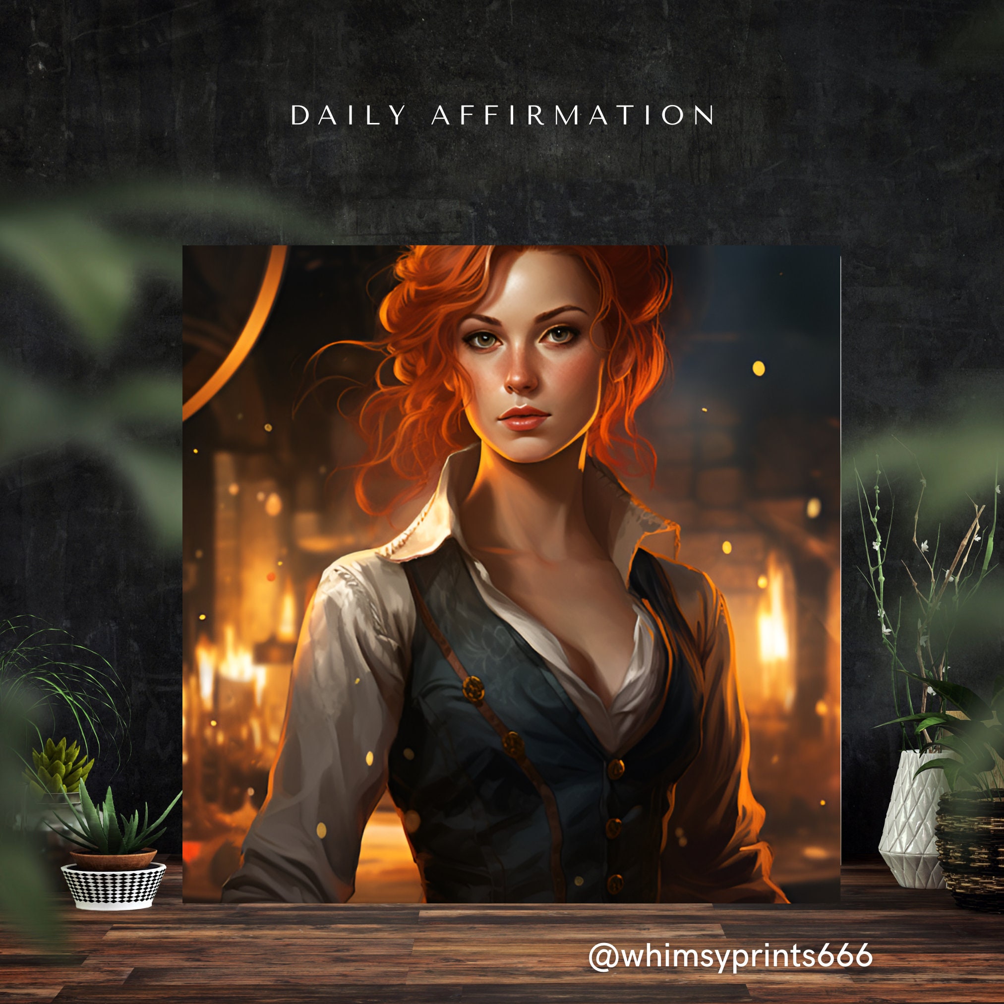 Digital the Witcher Triss Merigold Printable Fantasy Art for Posters ...