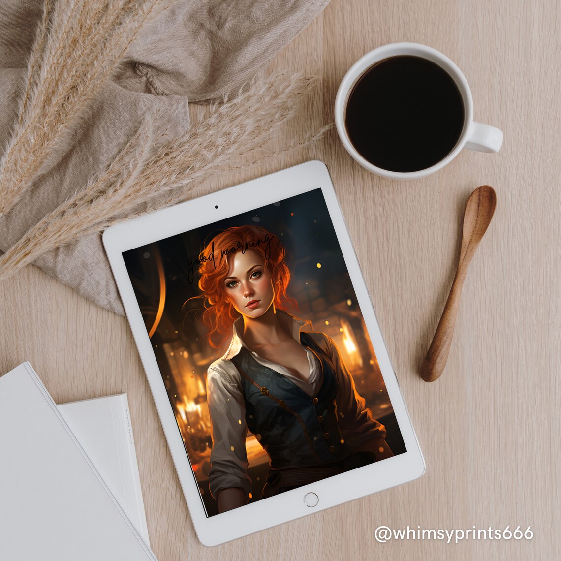 Digital the Witcher Triss Merigold Printable Fantasy Art for Posters ...