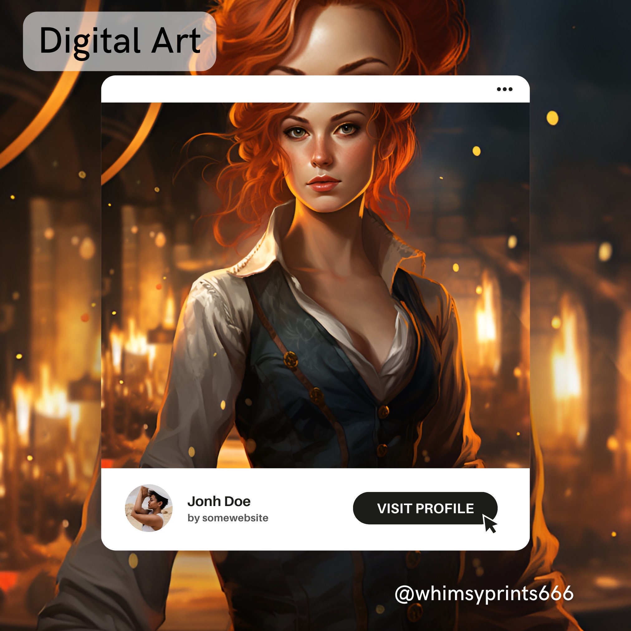 Digital the Witcher Triss Merigold Printable Fantasy Art for Posters ...